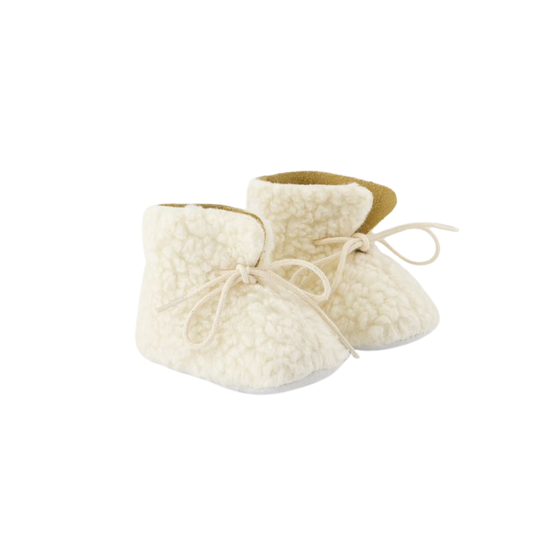 Ivory Sherpa Shoes | The Red Balloon