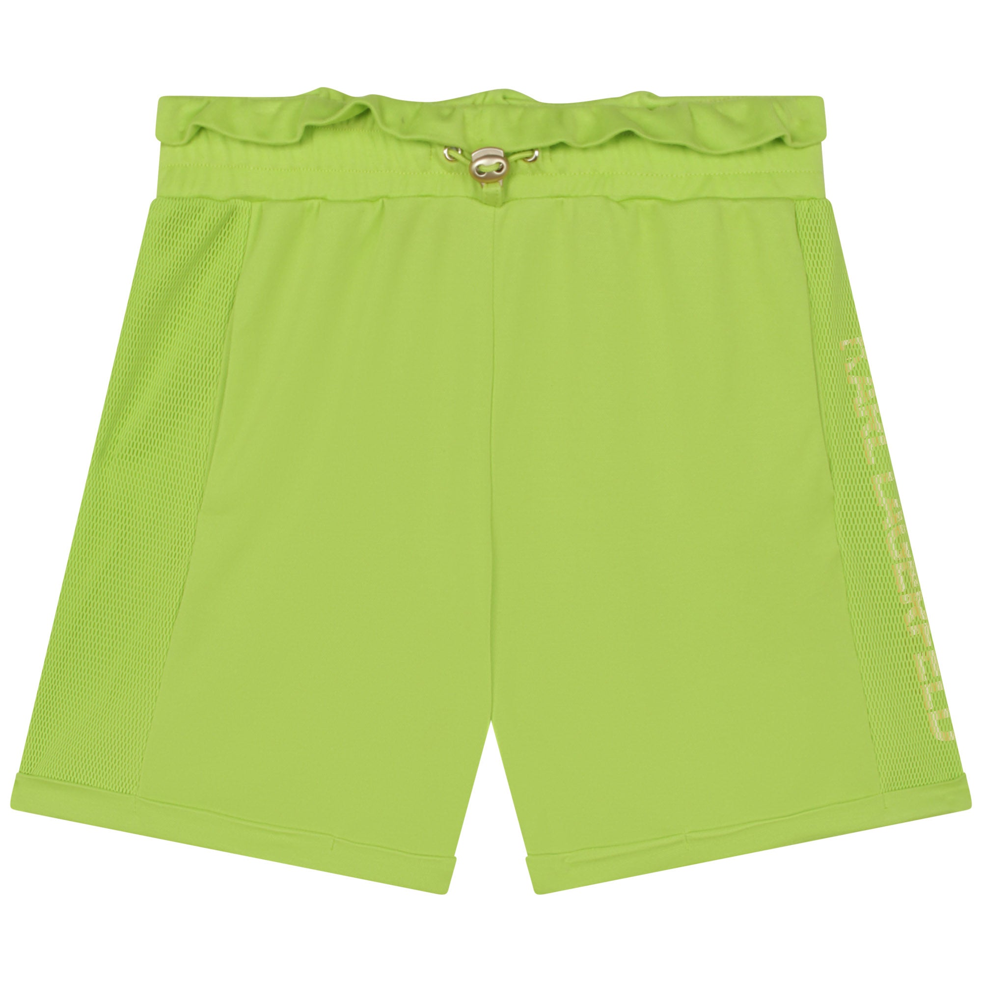 KL Lime Mesh Panel Shorts | The Red Balloon