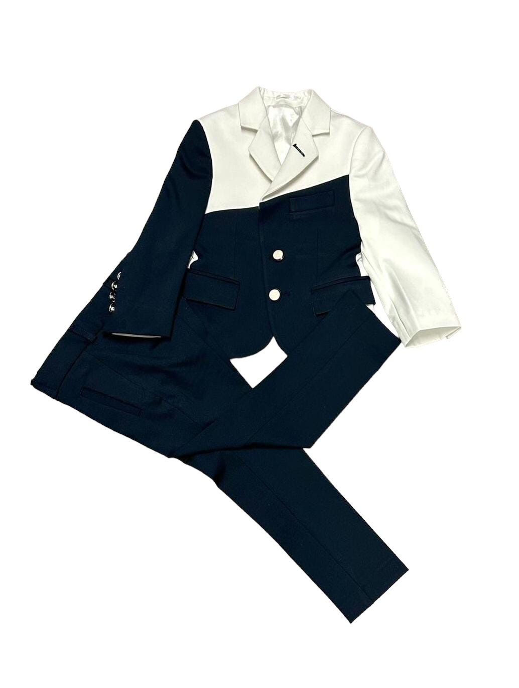 MB Navy/White Scuba Colorblock Suit | The Red Balloon